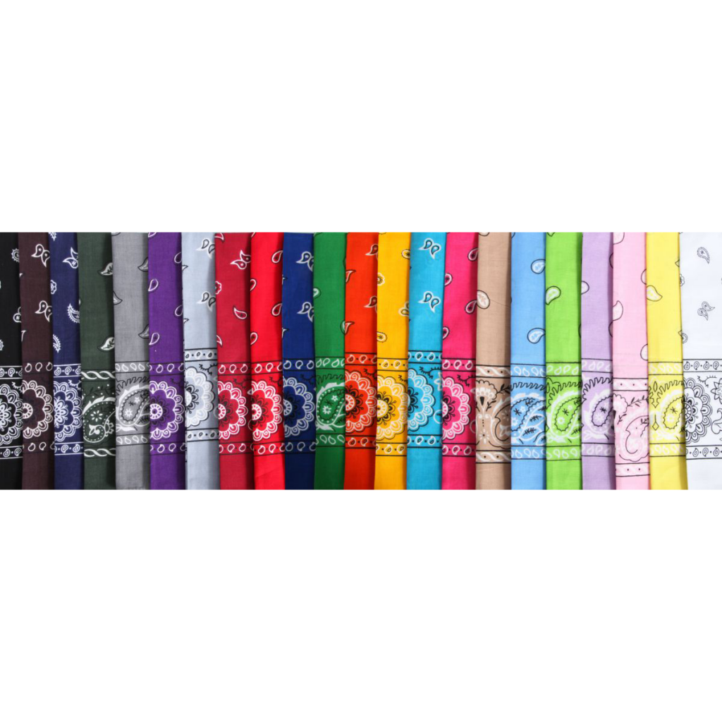 100% cotton double-sided print bandana - Newhattan